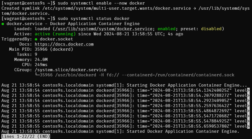 Install Docker on CentOs 9 Stream - Kmutnb modern infrastructure