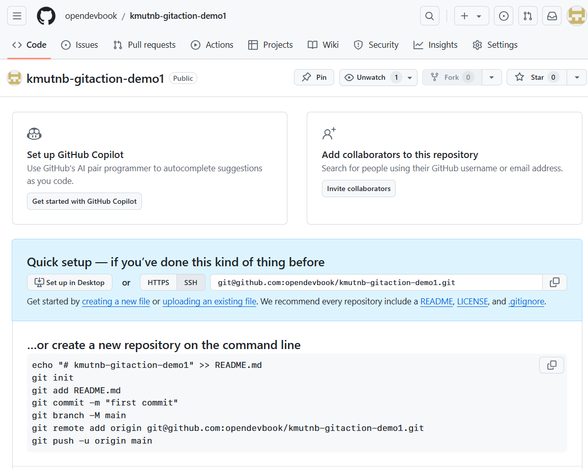 workshop 1 - Kmutnb modern infrastructure
