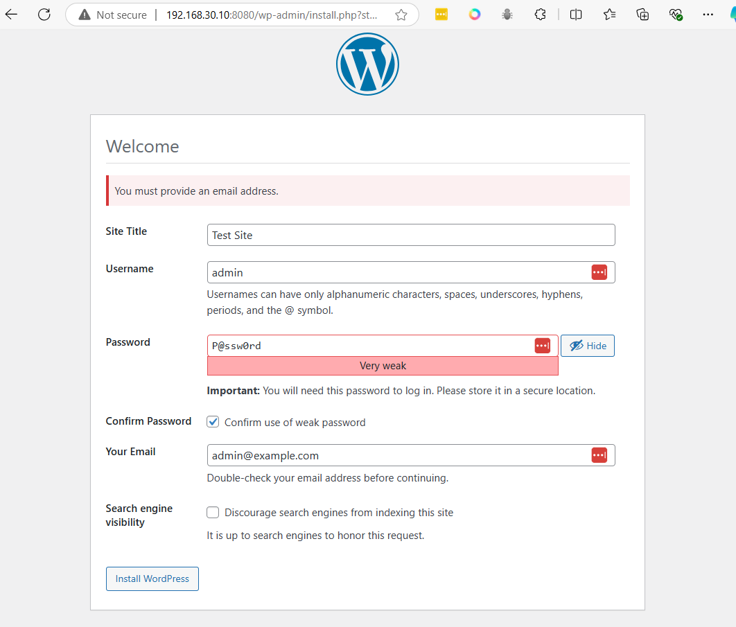 Wordpress & Pod deployment - Kmutnb modern infrastructure