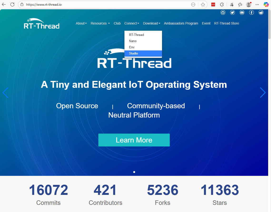 ติดตั้ง RT-Thread IDE - RT Thread Workshop MUICT 2025