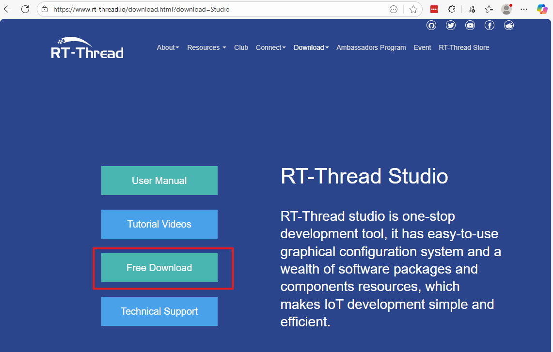 ติดตั้ง RT-Thread IDE - RT Thread Workshop MUICT 2025