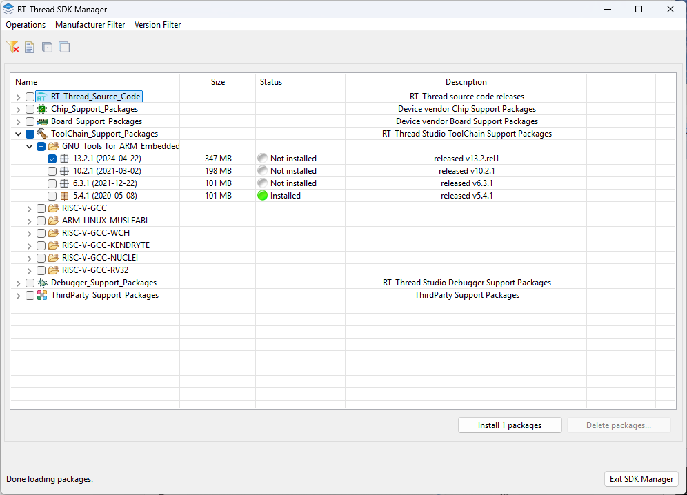 ติดตั้ง RT-Thread IDE - RT Thread Workshop MUICT 2025
