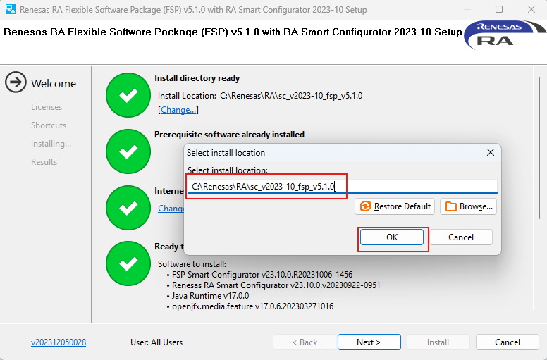 ติดตั้ง FSP (Flexible Software Package) v5.1 - RT Thread Workshop MUICT 2025