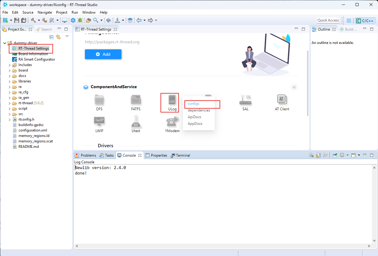 Dummy Driver - RT Thread Workshop MUICT 2025
